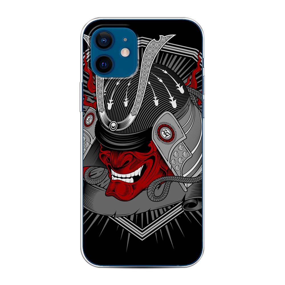 Чехол на Apple iPhone 12/12 Pro "Красная маска самурая"
