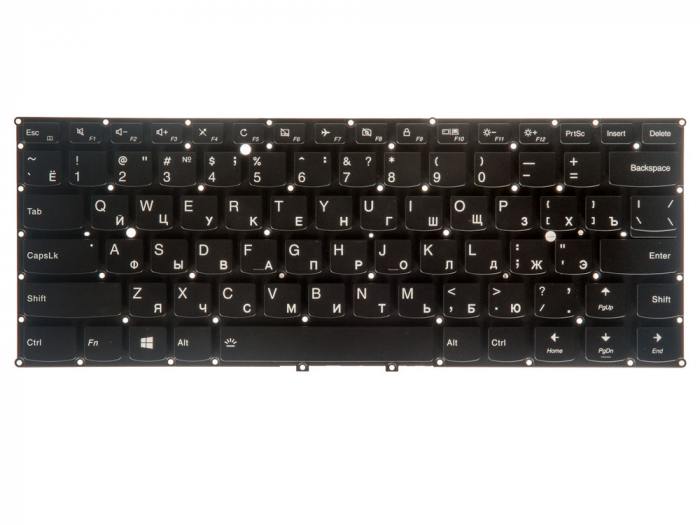 Клавиатура для ноутбука Rocknparts Lenovo Yoga 920/920-13IKB черная с подсветкой