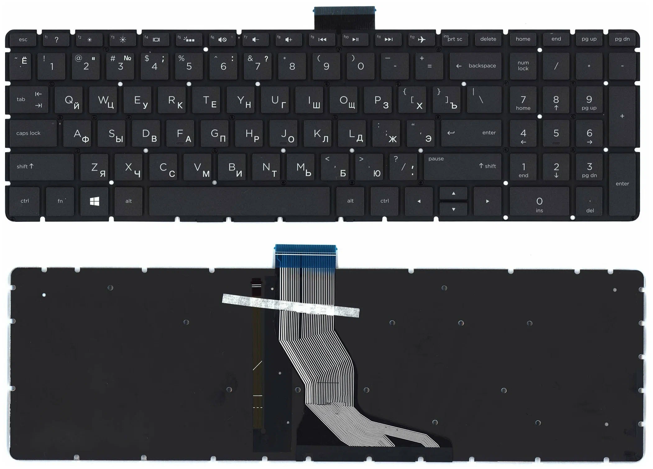 Клавиатура Rocknparts для ноутбука HP 15-BS/15-BW/250 G6
