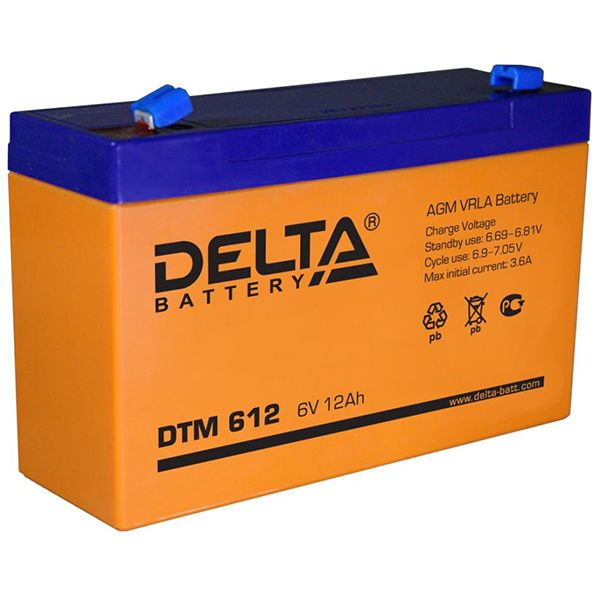 Аккумулятор для ИБП Delta DTM 612