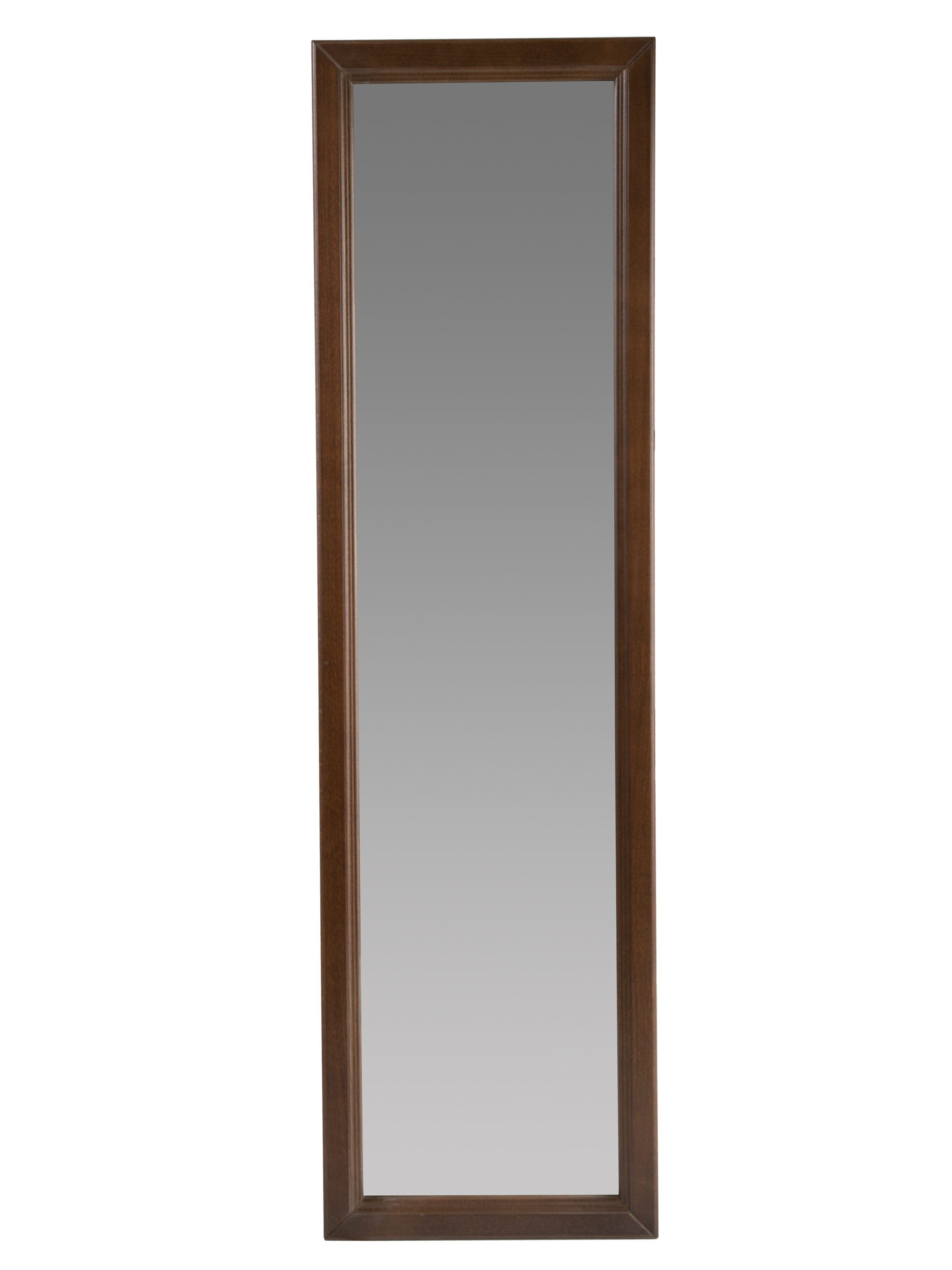 Зеркало настенное Мебелик 342 34х118 см, средне-коричневый