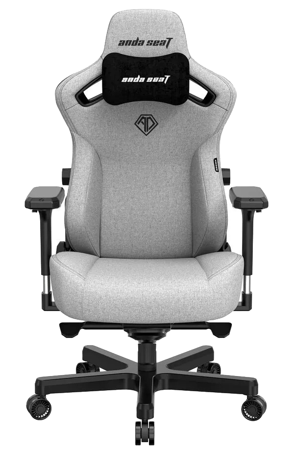 Кресло игровое Anda Seat Kaiser 3, цвет серый, размер XL (180кг), материал ткань