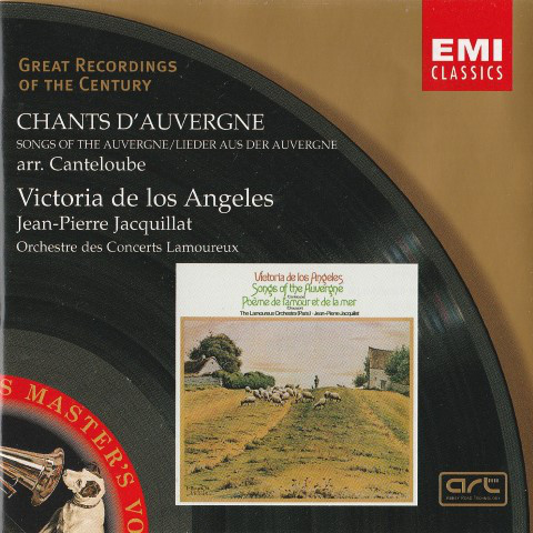 Canteloube - Chants d'Auvergne - Angeles, Jaquillat (1 CD)