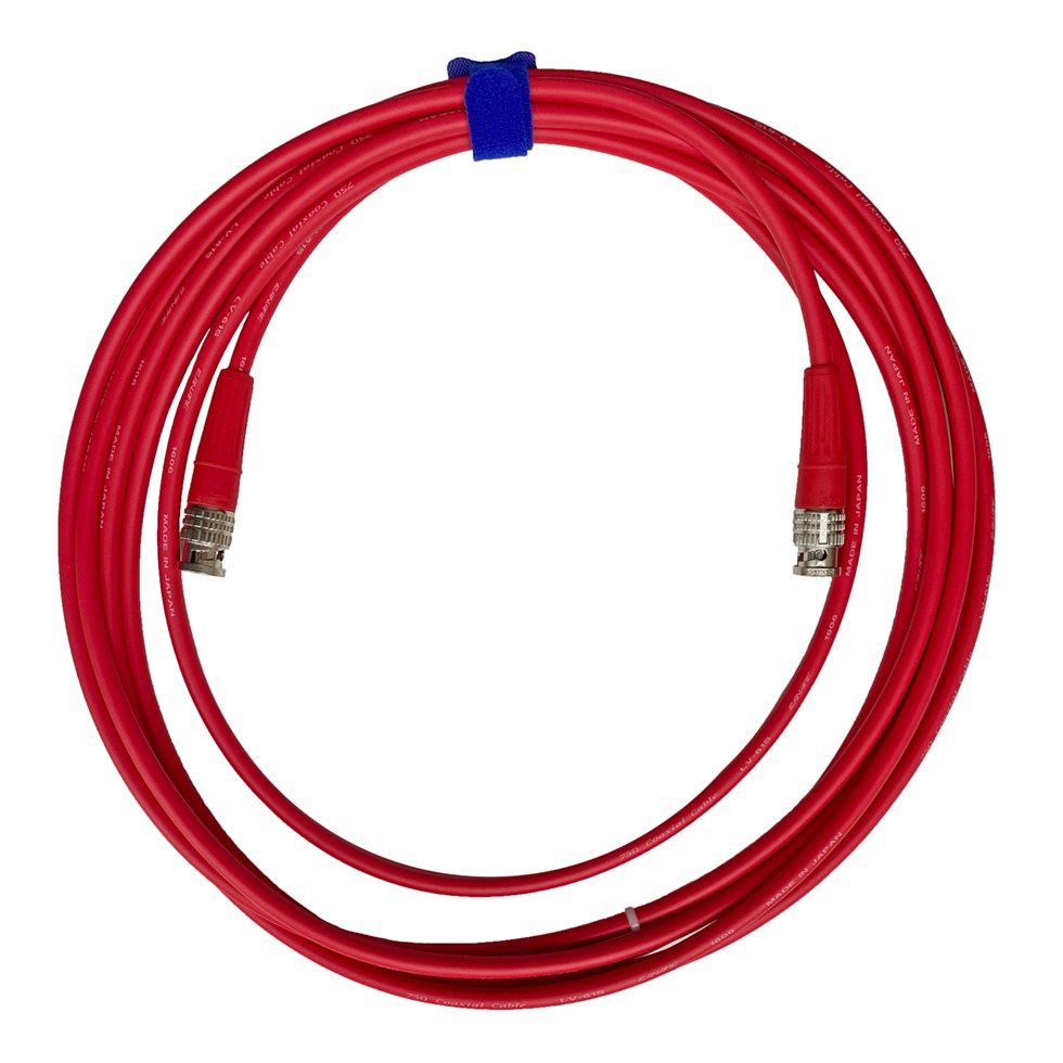 Кабель коаксиальный BNC - BNC GS-PRO 12G SDI BNC-BNC mob red 10.0m