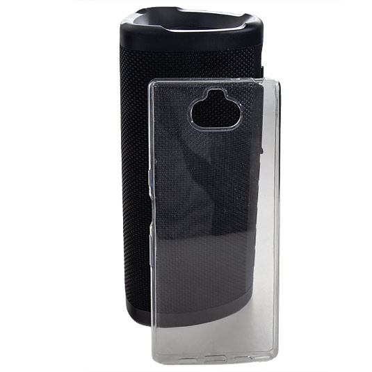 Силиконовый чехол Jack Case для Sony Xperia 10+ прозрачный