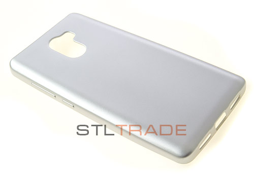 Силиконовый чехол TPU Case Металлик для для Xiaomi redmi 4 серебро