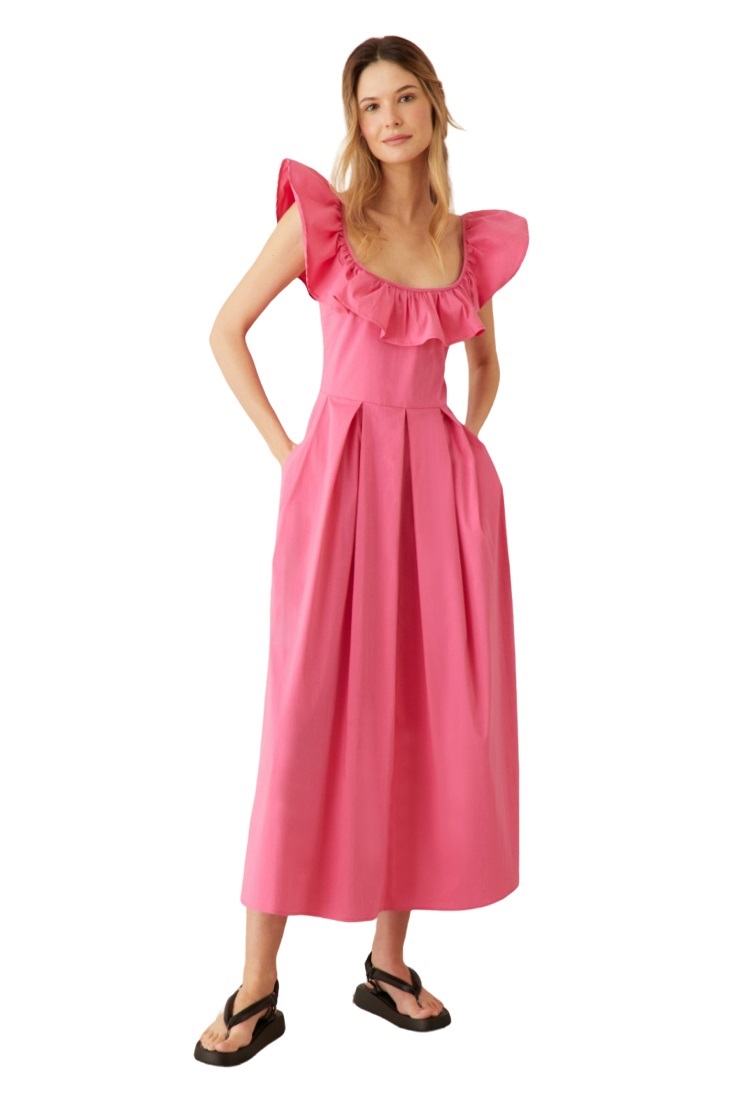 Платье женское Finn Flare FSC51013R розовое S