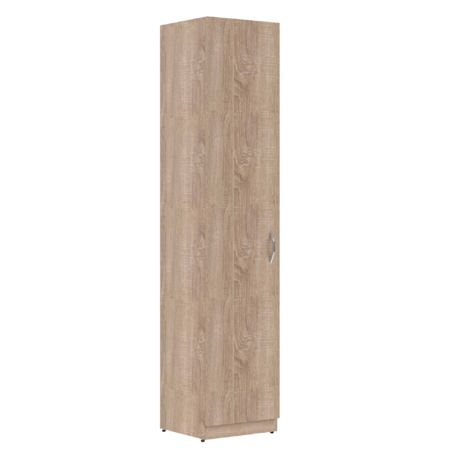 Шкаф-колонка с дверью SKYLAND SIMPLE SR-5U.1(L), дуб Сонома, 38.6х37.5х181.5 см