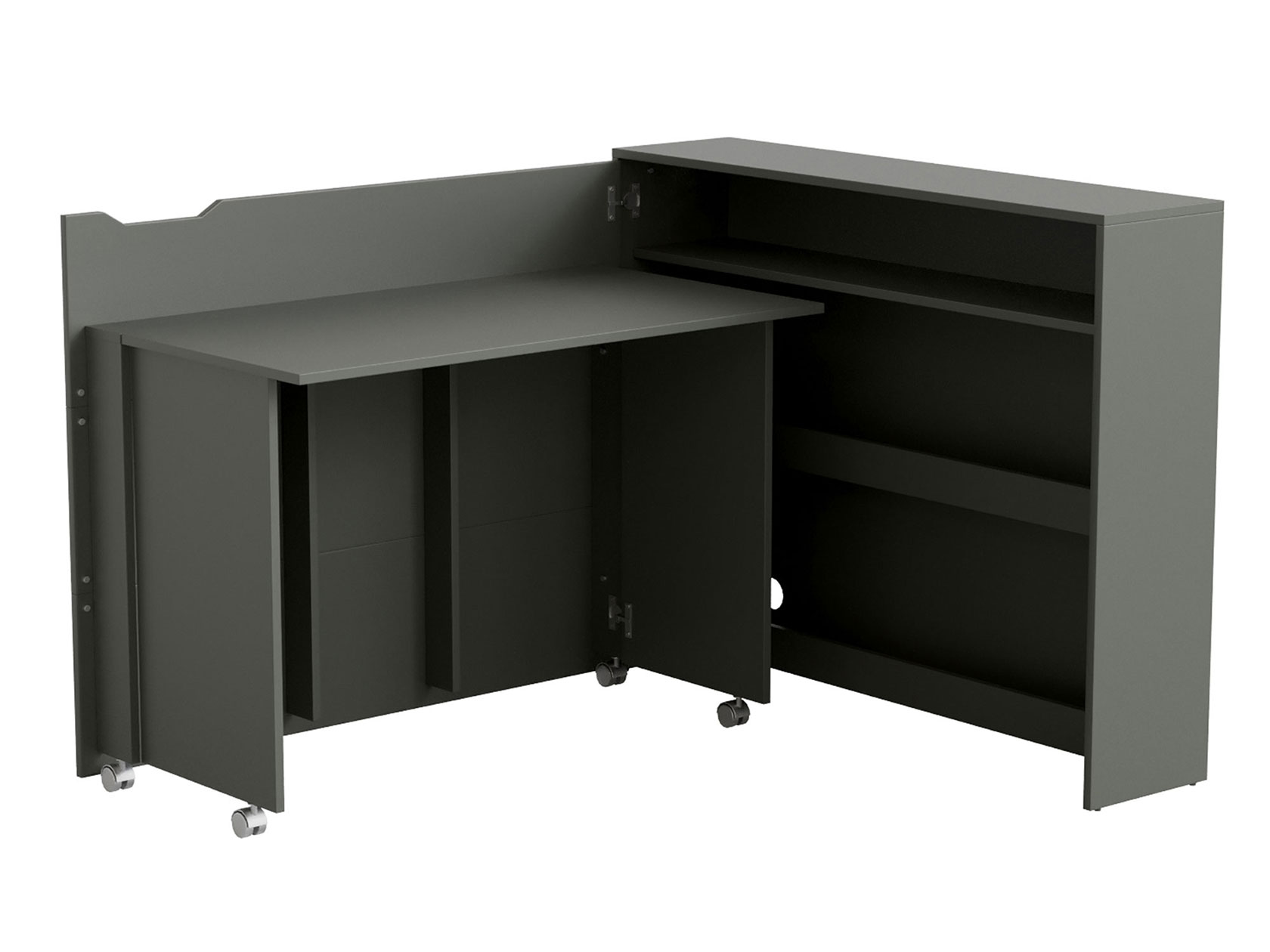 Письменный стол НК-Мебель LUIS Серый графит