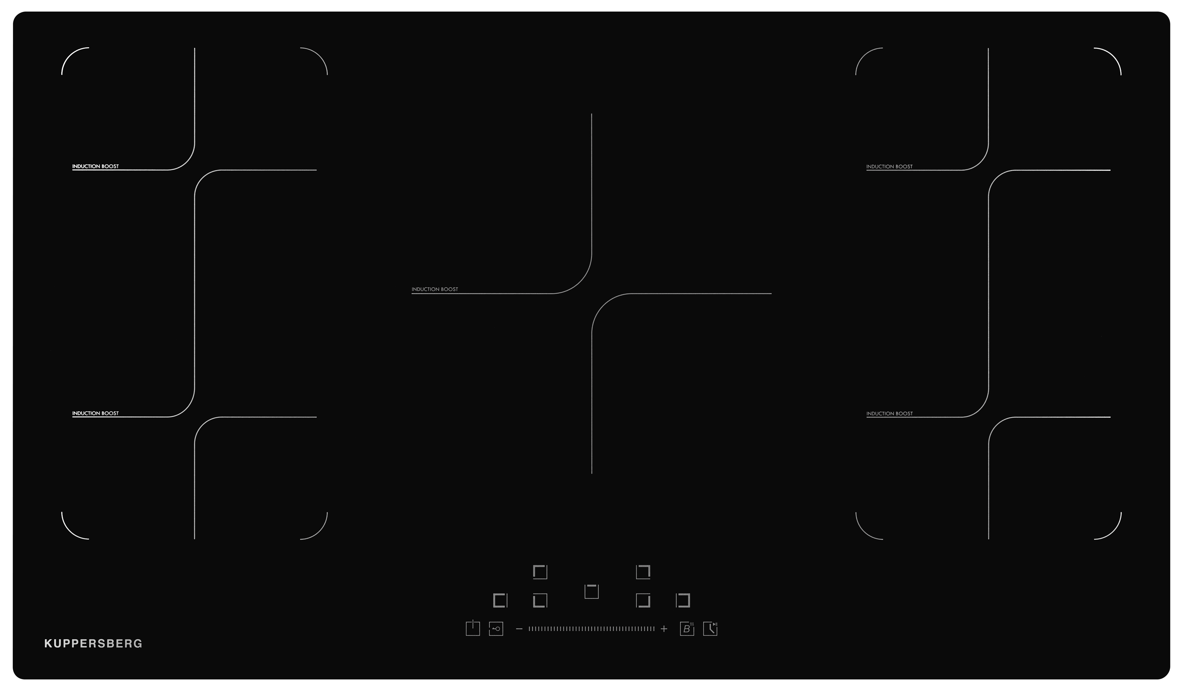 Встраиваемая варочная панель индукционная KUPPERSBERG ICS 905 черный