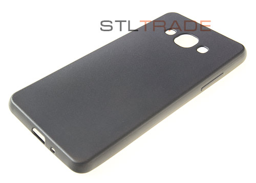Силиконовый чехол TPU Case Металлик для Samsung J3 Pro черный