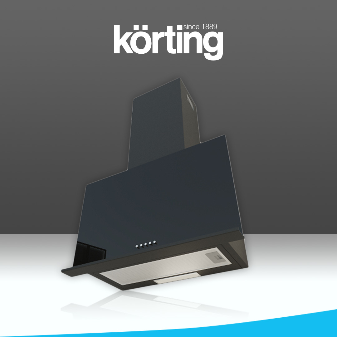 Вытяжка настенная Korting KHC 65330 GN черный