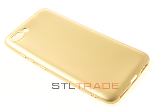 Силиконовый чехол TPU Case Металлик для ASUS ZC554KL Zenfone золото