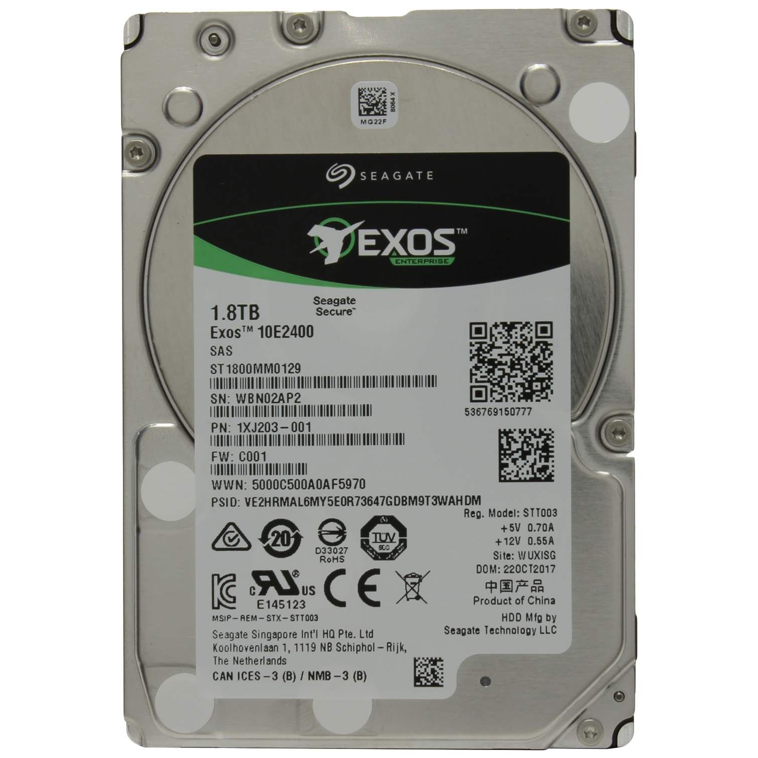 Жесткий диск Seagate Enterprise Performance 1,8ТБ (ST1800MM0129)