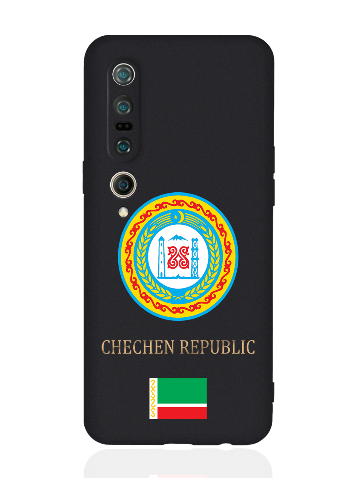 Чехол SignumCase для Xiaomi Mi 10 Pro Герб Чечни черный