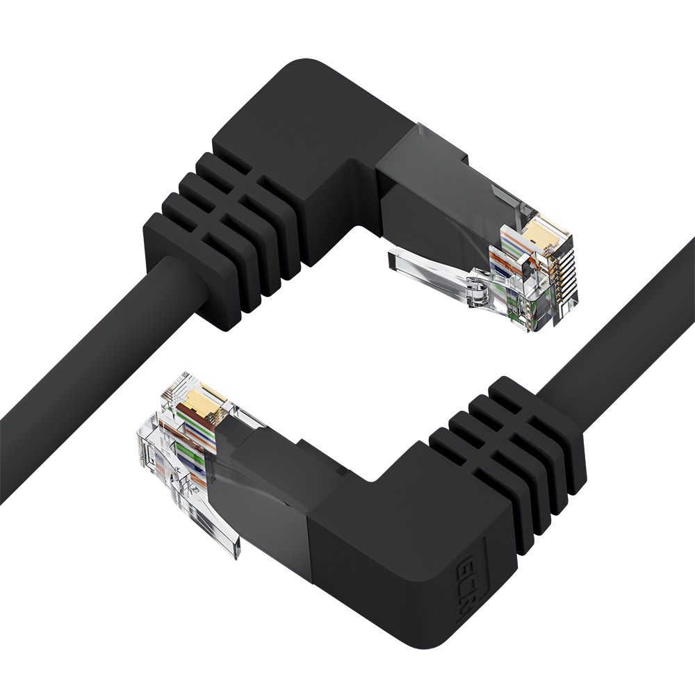 Патч-корд верхний/нижний угол UTP cat.5e LAN компьютерный интеренет кабель GCR-53947