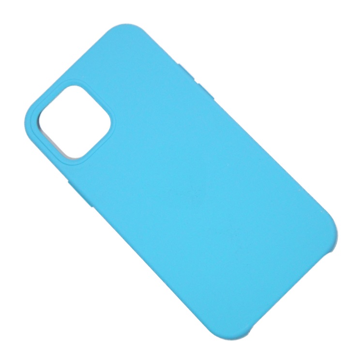 Чехол для Apple iPhone 12, iPhone 12 Pro силиконовый Soft Touch <светло-синий> (премиум)
