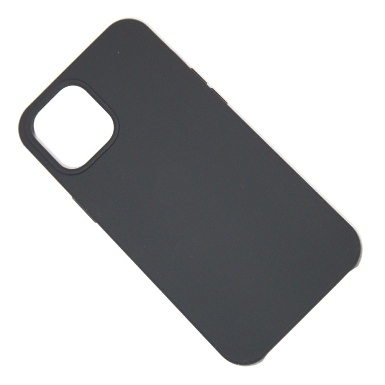 Чехол для Apple iPhone 12 Pro Max силиконовый Soft Touch <темно-серый> (премиум)