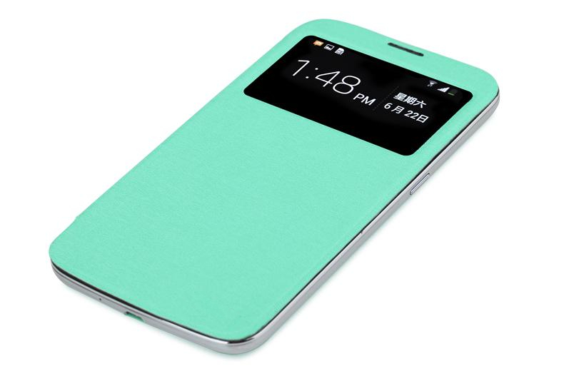 Футляр-книга боковой Hoco Star View для Samsung Galaxy i9200 Mega 6.3 green