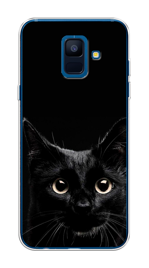 Чехол Awog  на Samsung Galaxy A6 "Добрый кот"