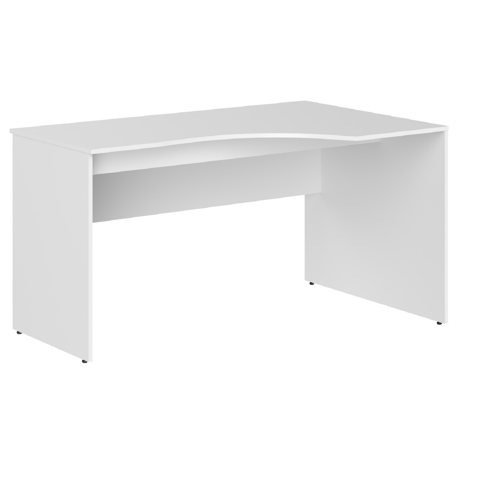 Угловой компьютерный стол Skyland SET140-1 140x90x76, белый, правый