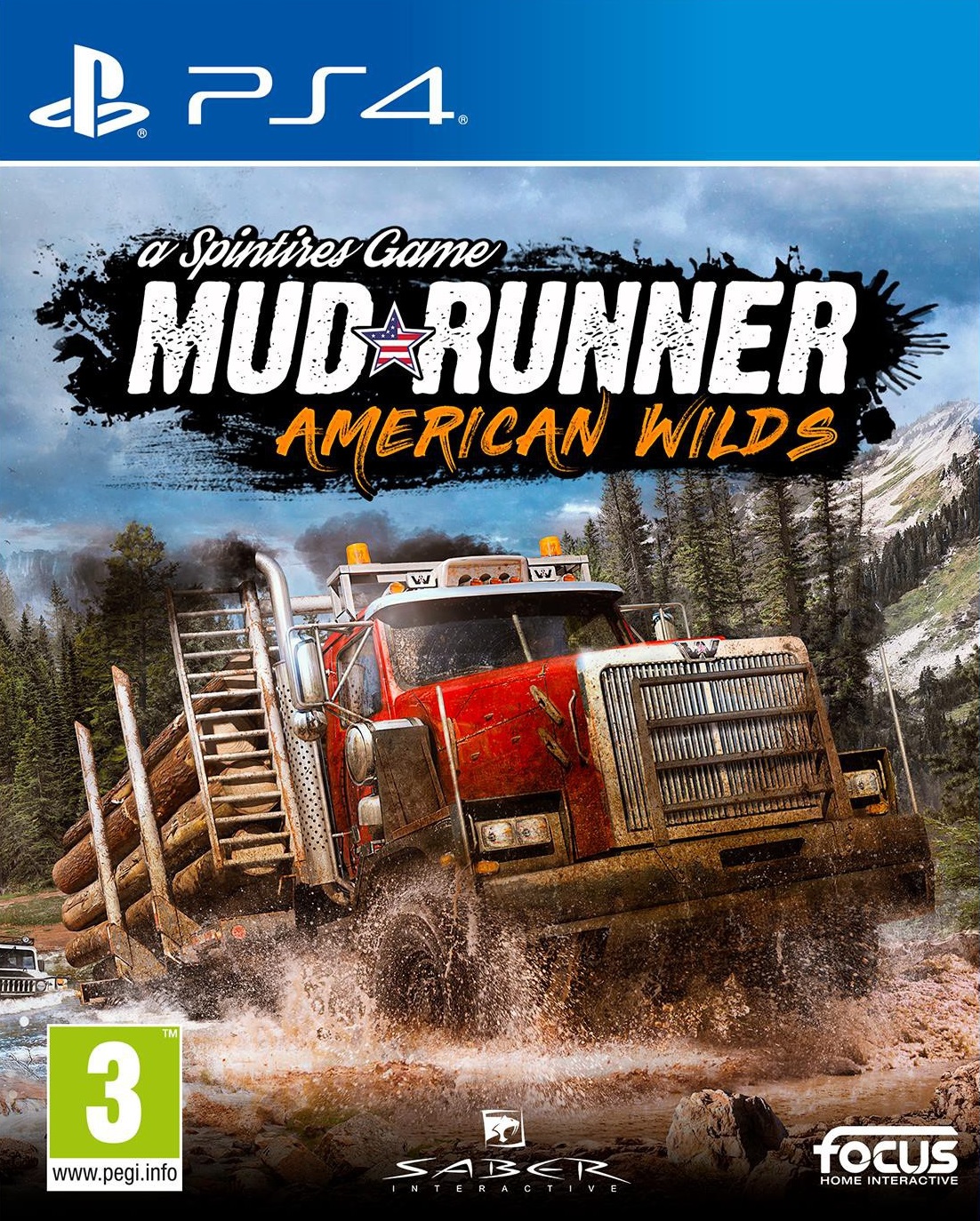 Игра Spintires: MudRunner American Wilds Английская Версия (PS4)