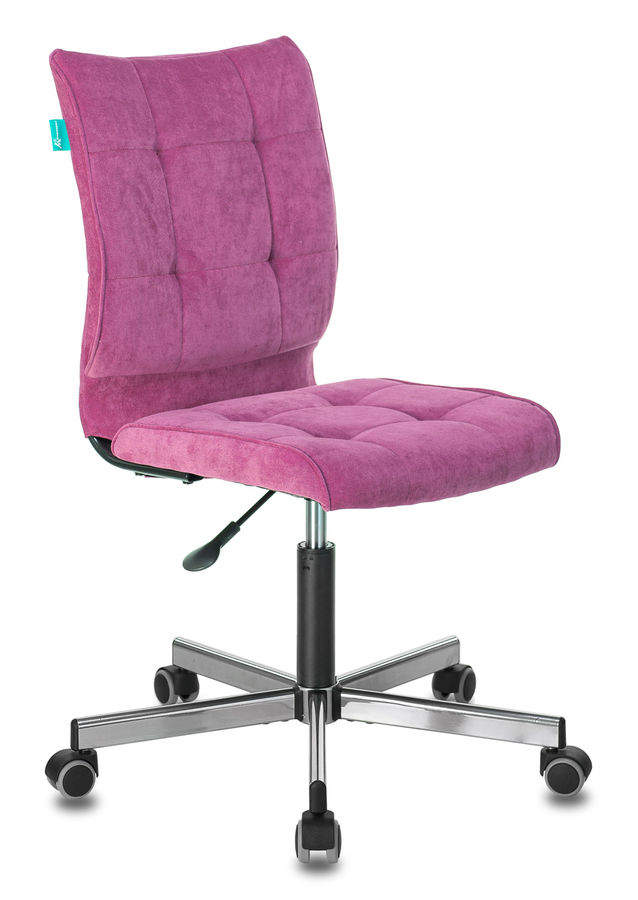 Офисное кресло или стул Бюрократ CH-330M/LT-15 без подлокотников малиновый (1140646)