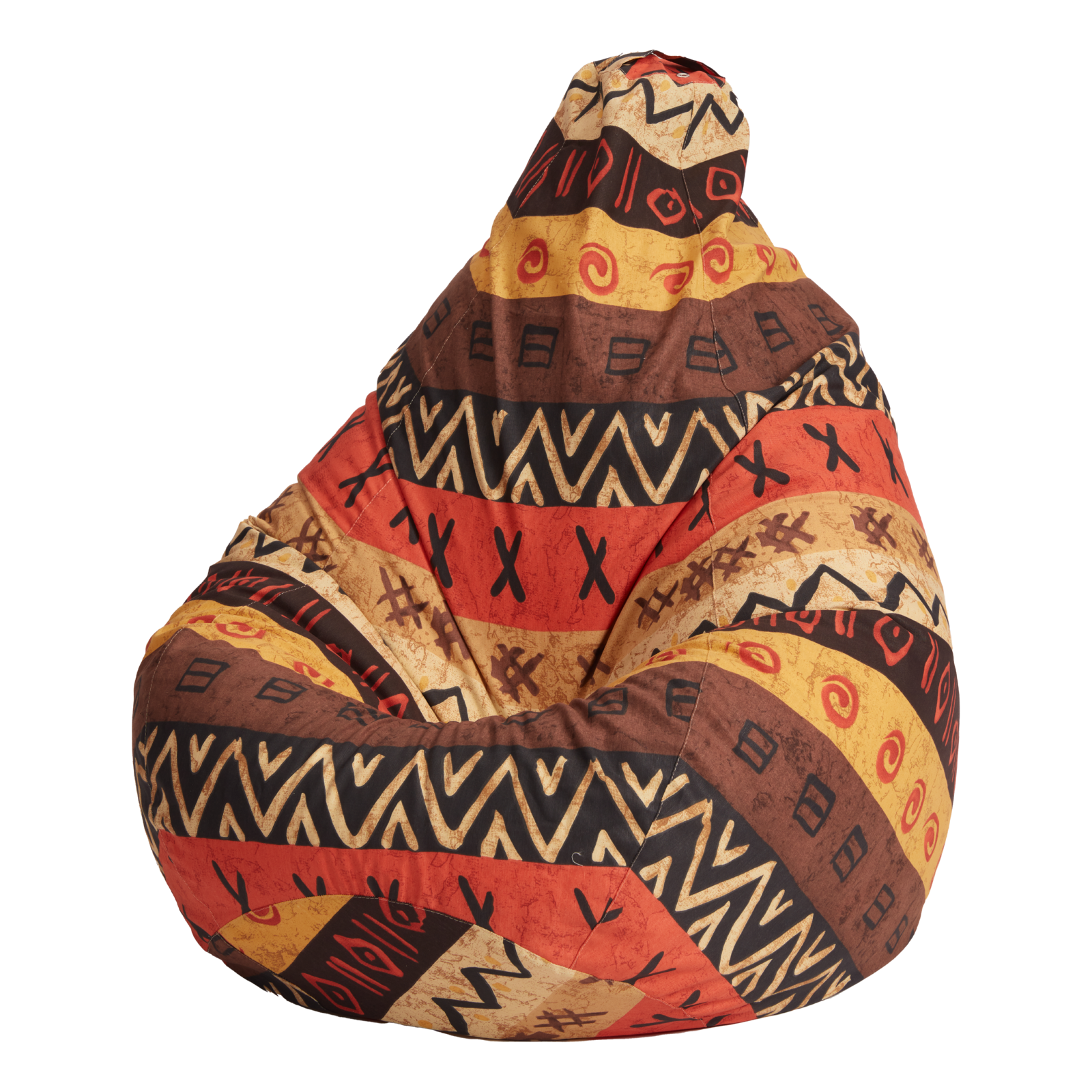 Кресло-мешок «Груша», L (85x70), жаккард, Африкан