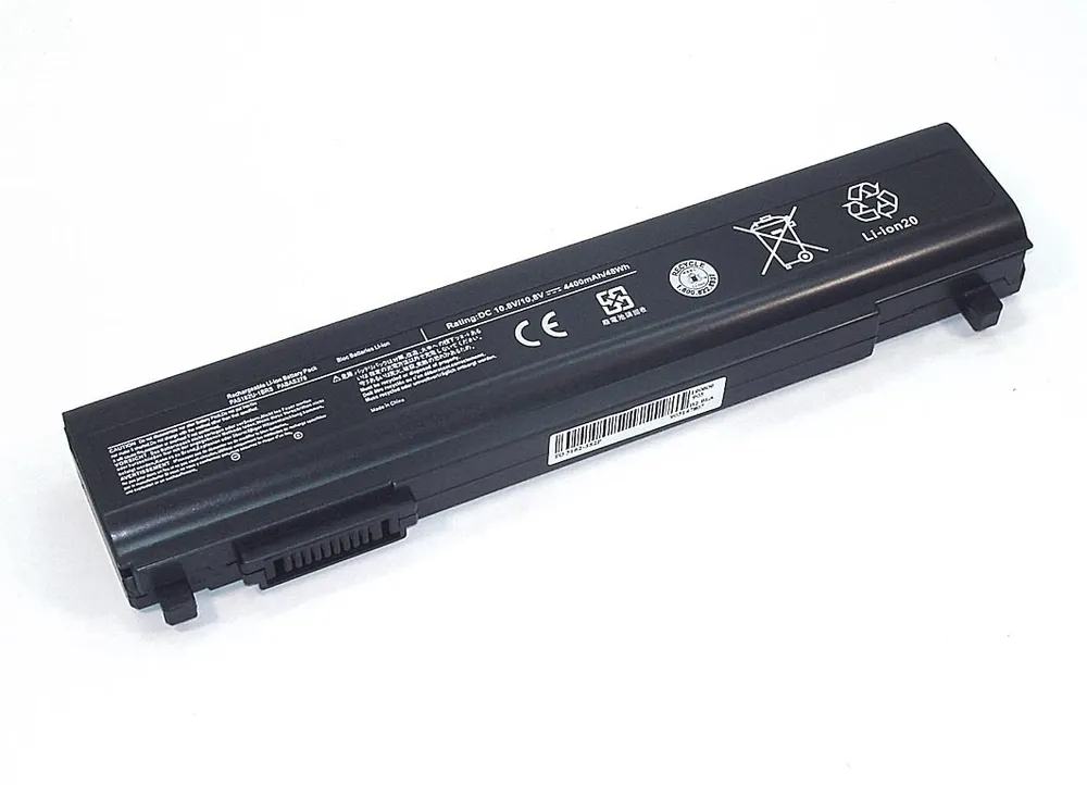 Аккумуляторная батарея для ноутбука Toshiba Portege R30 PABAS277 10.8V 4400mAh OEM черная