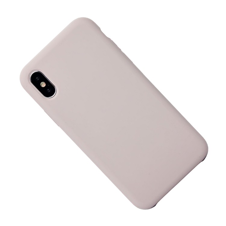 Чехол для Apple iPhone X, iPhone Xs силиконовый Soft Touch <пастельно-пурпурный>