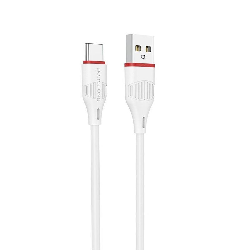 Кабель USB*2.0 Cm-Am Borofone BX17 White, белый - 1 метр BX17a White