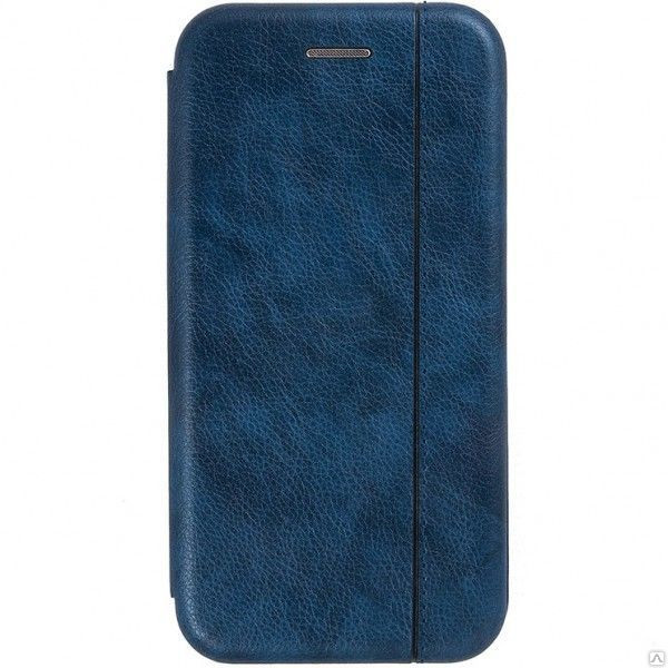 Кожаный чехол-книжка Open Color 2 для Samsung Galaxy S20 Ultra (Темно-синий)