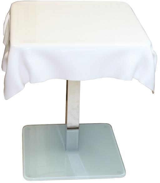 Кофейный столик RB 1780 GC  Белый , Хром