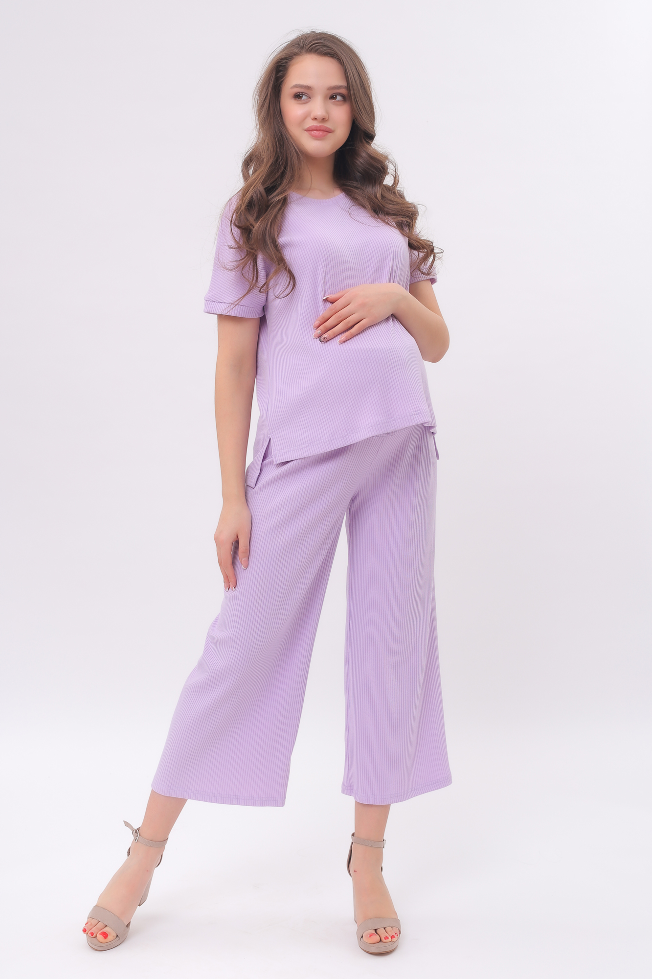 Костюм для беременных женский Magica bellezza 0248 фиолетовый 50 RU