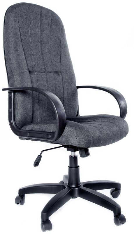 Кресло офисное Евростиль 898 ткань темно-серая