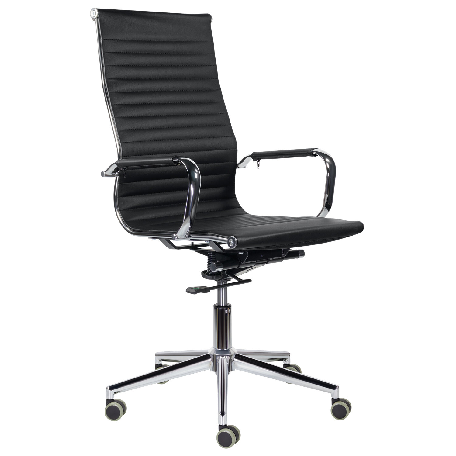 Кресло офисное BRABIX PREMIUM Intense EX-531 экокожа, хром, черное