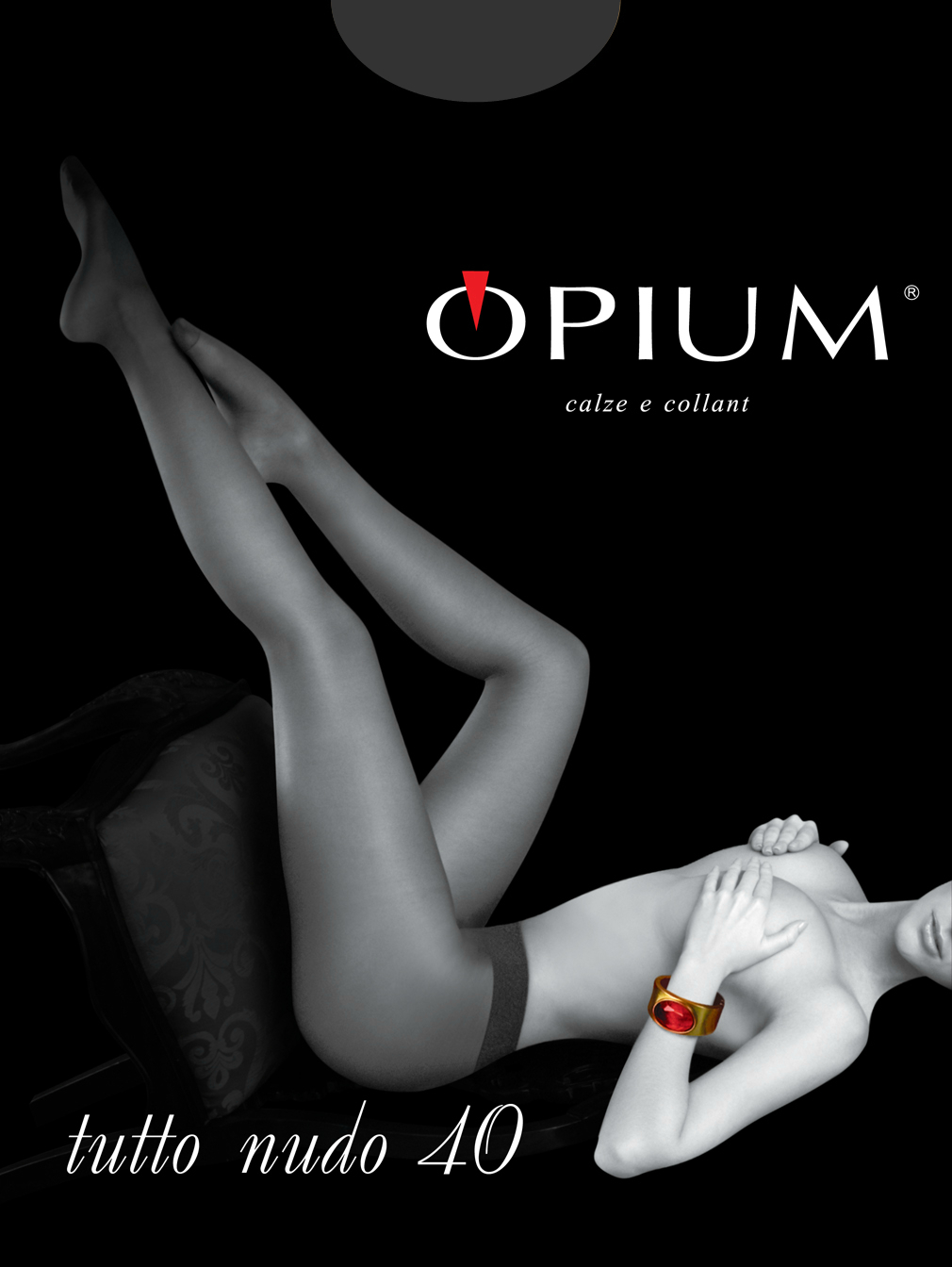 Колготки женские Opium TuttoNudo40fumo3 серые 3