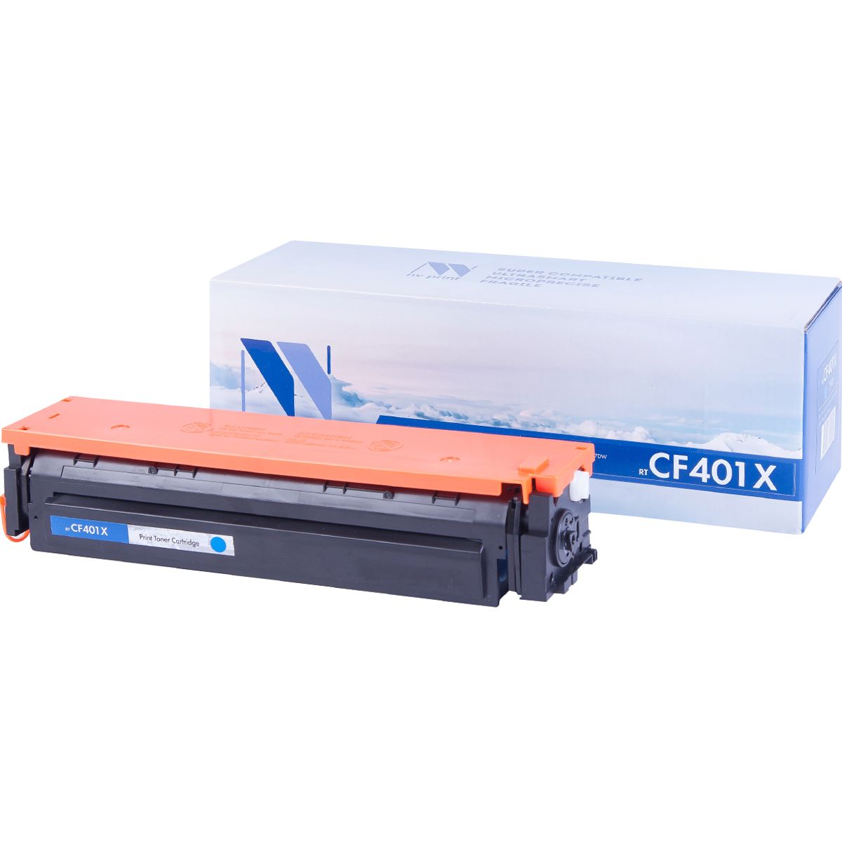 Картридж для лазерного принтера NV Print CF401XC, Blue