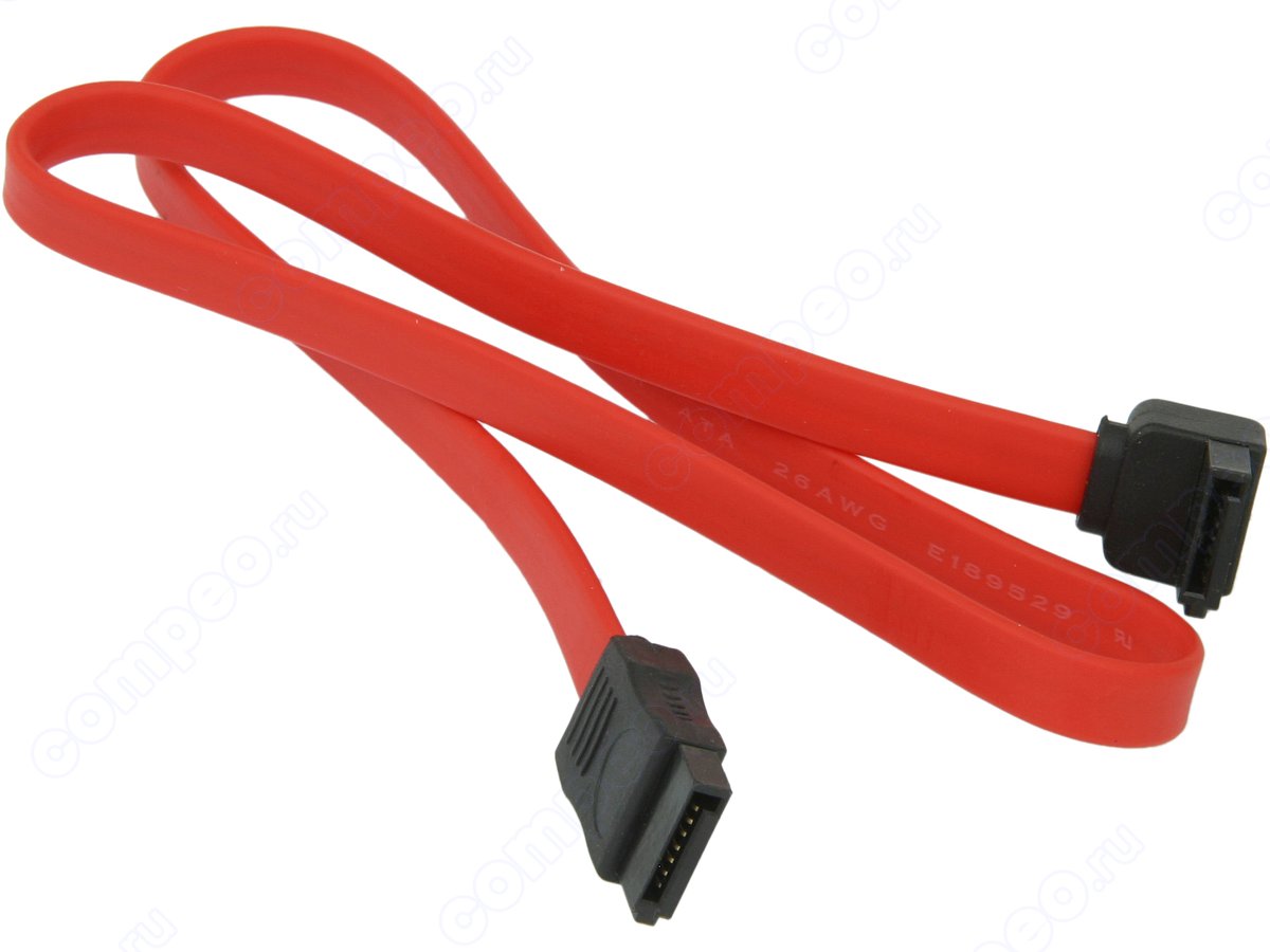 Кабель Cablexpert SATA 7 pin-SATA 7 pin, M-M 0,5м Red (CC-SATA)