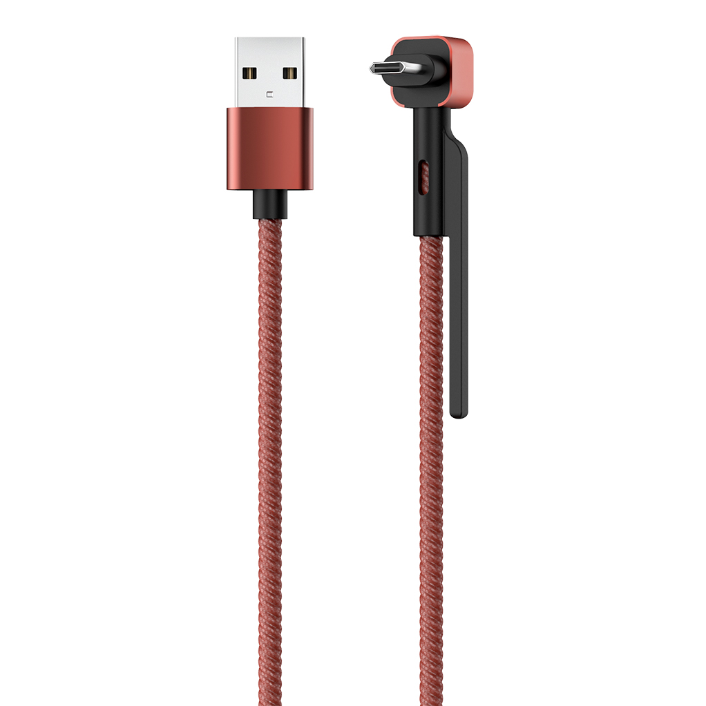 Кабель STAND, USB 2.0 - microUSB, 1.2м, 2.1A, OLMIO,