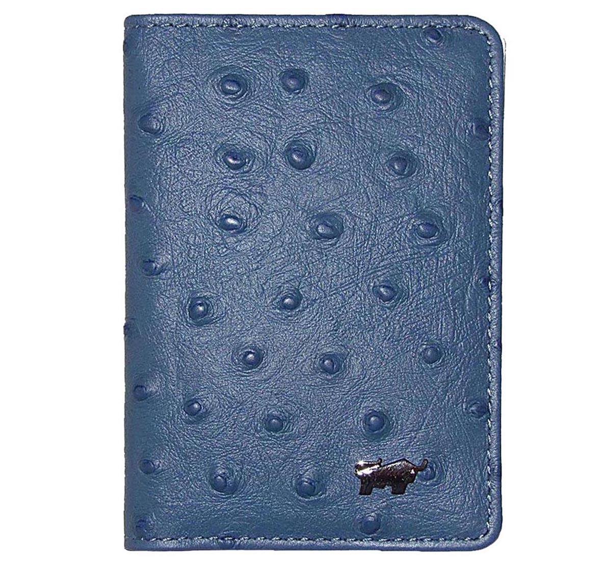 Визитница Braun Buffel  BB 40400-125-040 OSTRICH голубая