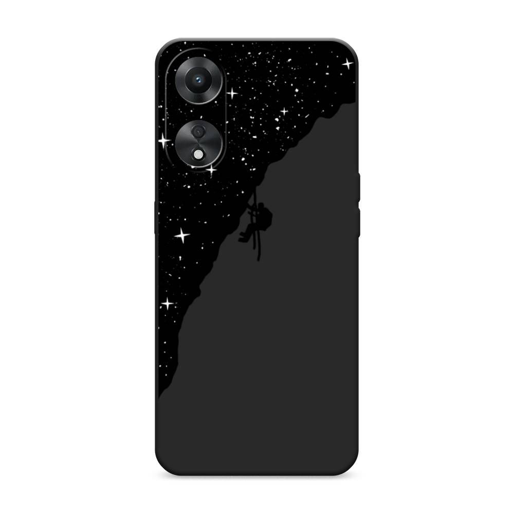 Чехол Awog на Oppo A78 5G "Скалолаз в космосе"