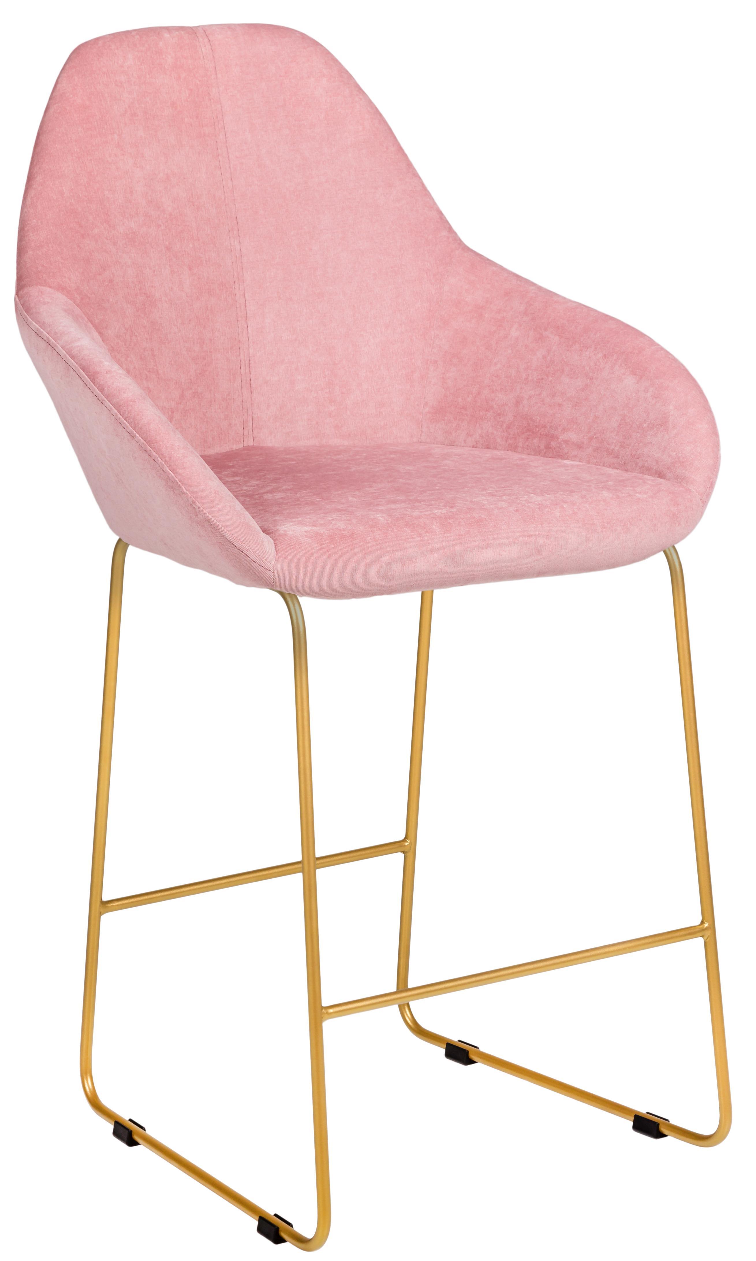 Кресло Helvant бар Kenya розовый Линк Золото