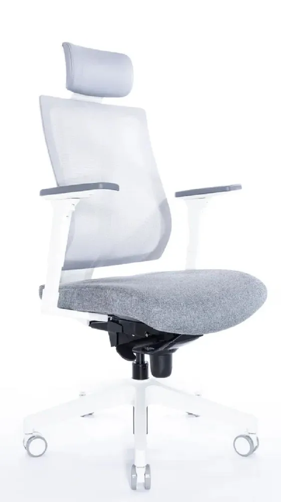 Офисное кресло, Кресло руководителя FALTO G1 grey, Сетка, Ткань, Серый