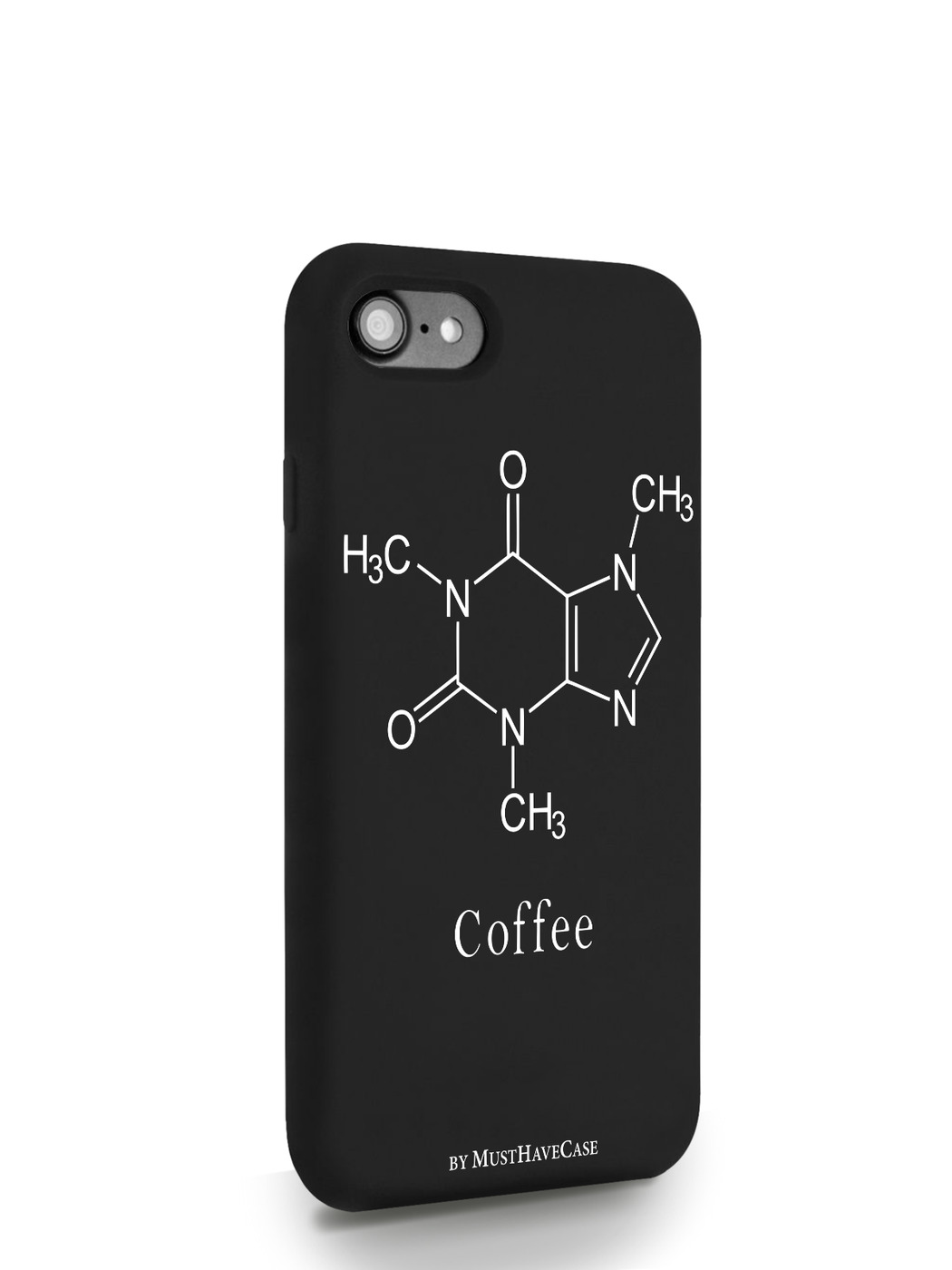 Чехол MustHaveCase для iPhone 7/8/SE2020 Молекула кофе черный
