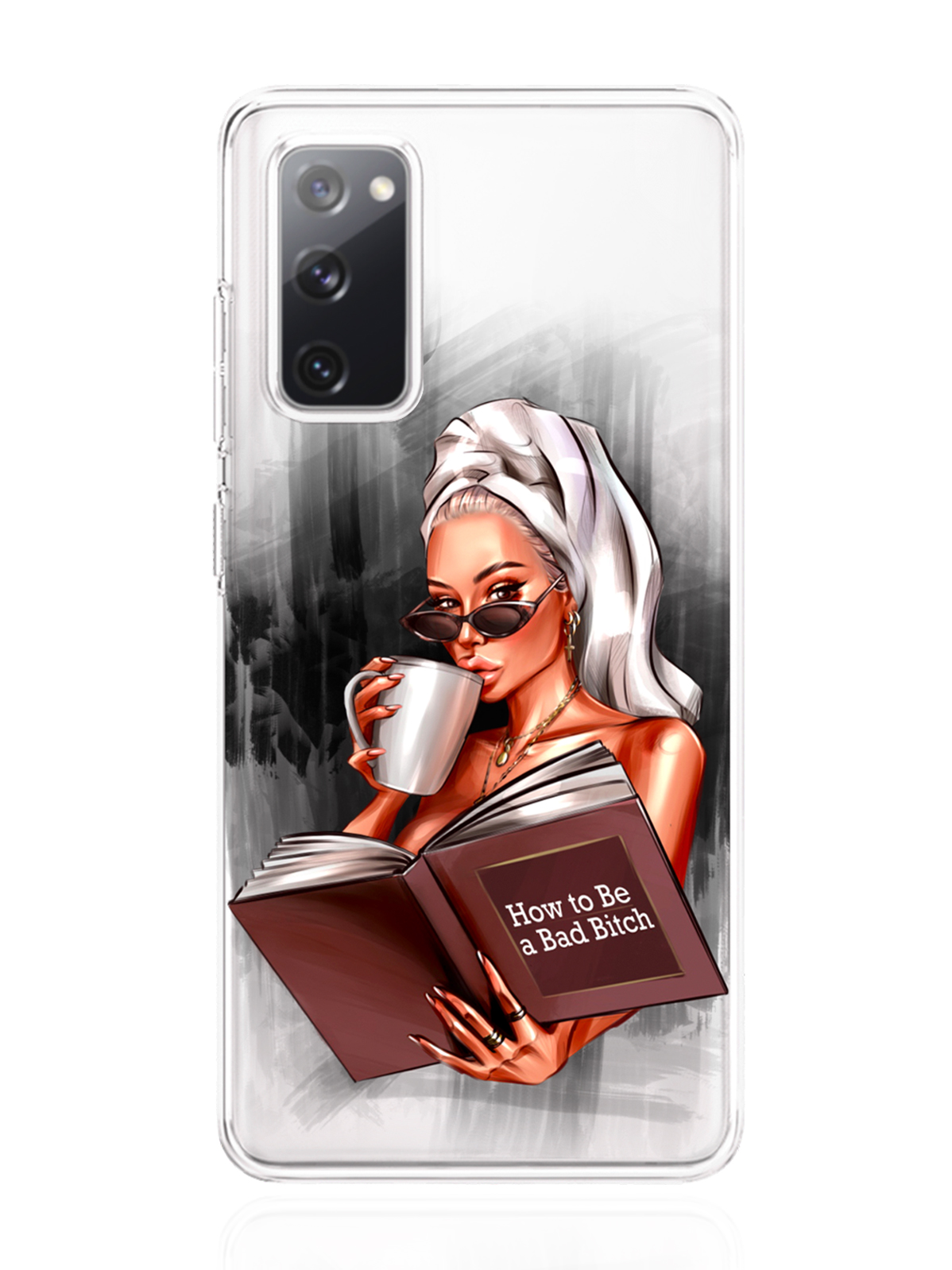 Чехол MustHaveCase для Samsung Galaxy S20 FE How to be a bad Bitch прозрачный