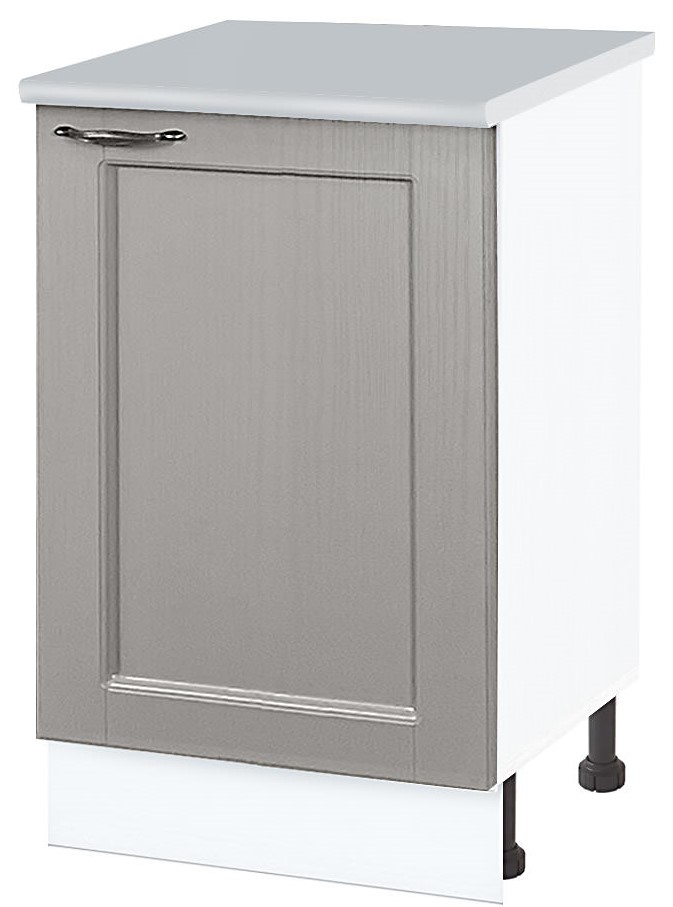 Кухонный напольный шкаф Нева 50 см. МДФ Латте (Н 500)
