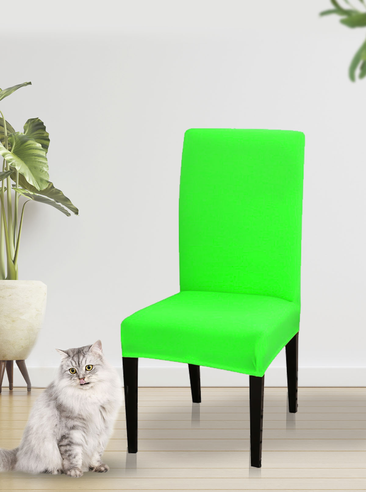 Чехол на стул LuxAlto Jersey, зеленый