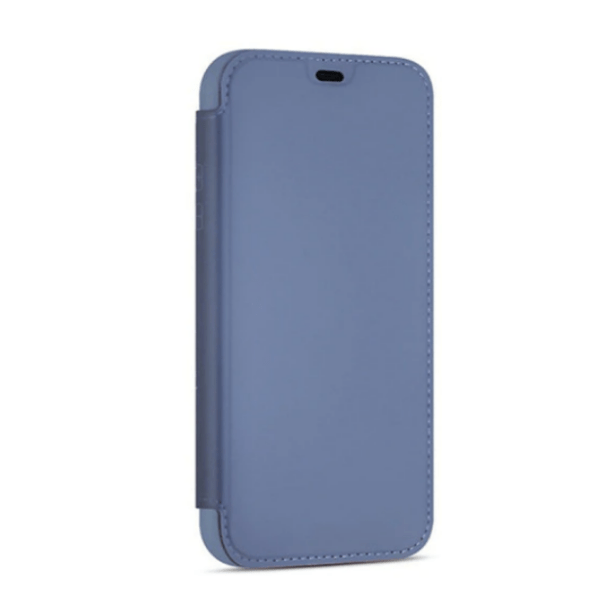Чехол для iPhone 12 Mini серо-голубой