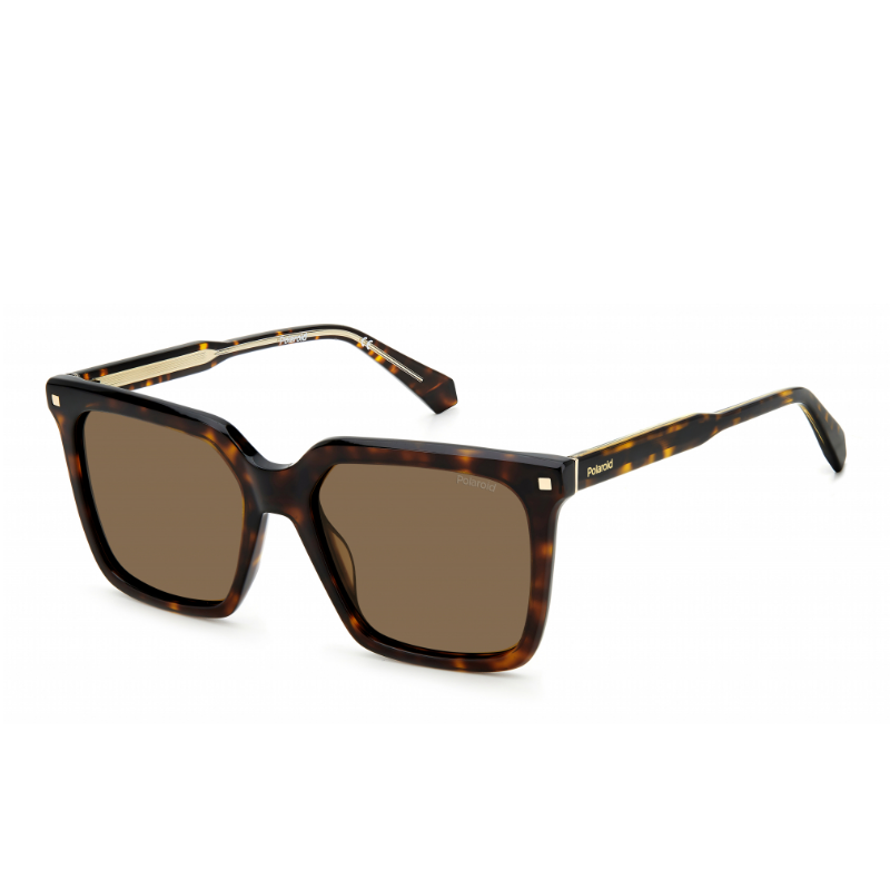 Солнцезащитные очки женские Polaroid PLD 4115/S/X коричневые